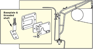 Part 430 - Removable Mount Kit for Model 400 & Model 488 Rotating Davits